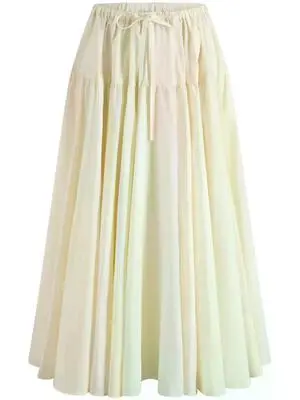 PATOU Faille Maxi Skirt