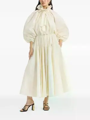 PATOU Faille Maxi Skirt