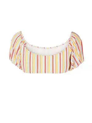 LEMLEM Mokati Stripe-print Bra - Multicolour