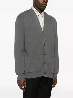 GOLDEN GOOSE Logo-appliqué V-neck Cardigan