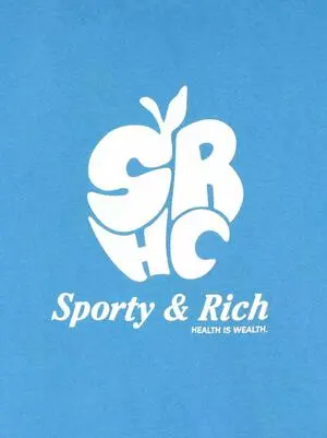 Sporty & Rich Graphic Print Cotton T-shirt