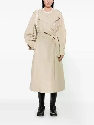 Moncler Gourdon Trench Coat - Neutrals