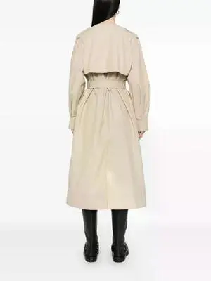 Moncler Gourdon Trench Coat - Neutrals