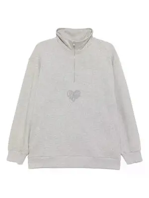 OFF DUTY Half-zip Sweatshirt - Grey