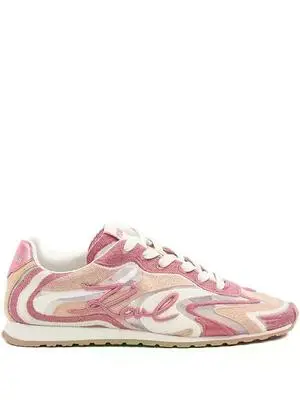 Karl Lagerfeld Lace-up Sneakers - Pink