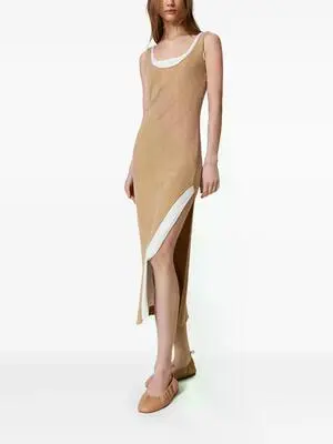TWINSET Trompe-l'oeil Knitted Dress - Neutrals