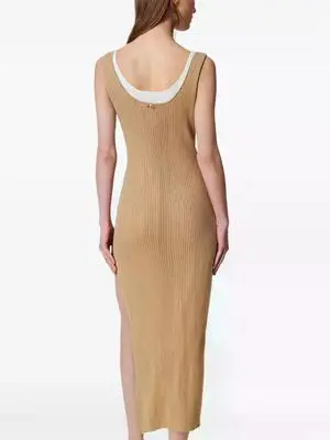 TWINSET Trompe-l'oeil Knitted Dress - Neutrals