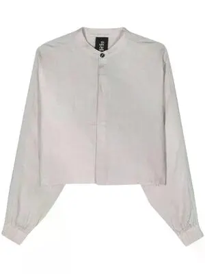 THOM KROM Cropped Linen Shirt