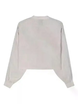 THOM KROM Cropped Linen Shirt