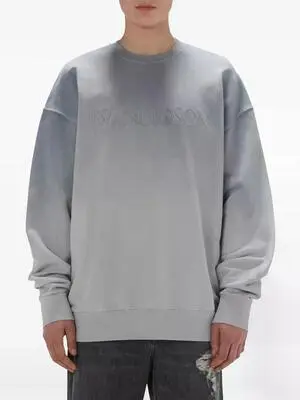 JW Anderson Logo-embroidered Gradient-effect Sweatshirt
