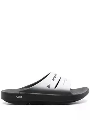 AND WANDER Ooahh Logo-print Slides