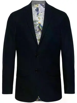 Etro Patterned-jacquard Single-breasted Blazer