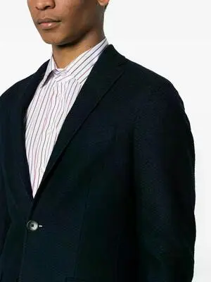 Etro Patterned-jacquard Single-breasted Blazer