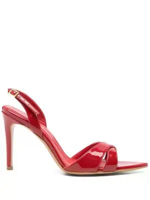GINISSIMA 95mm Thea Sandals - Red