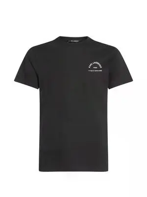 Karl Lagerfeld Rue St-guillaume Slim-fit T-shirt - Black