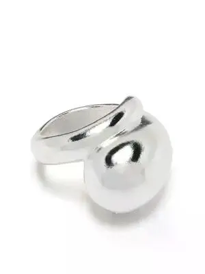 ALIGHIERI In Vino Veritas' Polished Sterling Ring - Silver