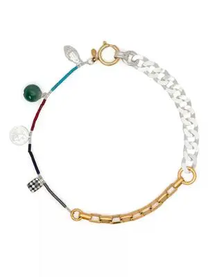 WOUTERS & HENDRIX And Gold-plated Sterling Necklace With Charms - Silver