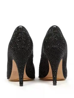 MAISON MARGIELA 110mm Tabi Rhinestone Embellished Pumps - Black