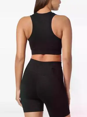 PLEIN SPORT Logo-printed Performance Tank Top - Black