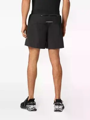 PLEIN SPORT Scratch Print Running Shorts