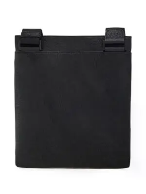 FERRAGAMO Rubberized Calf Leather Messenger Bag