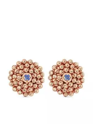 OFFICINA BERNARDI 18kt Rose Gold Mimosa Sapphire Earrings - Pink
