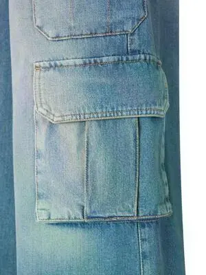 Off-White Logo-embroidered Cargo Jeans