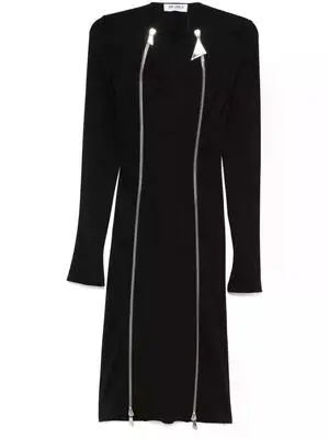 Attico Zip-fastening Midi Dress