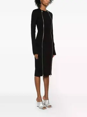 Attico Zip-fastening Midi Dress