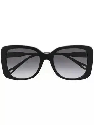 Chloé Oversized Square-frame Sunglasses - Black