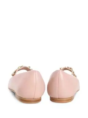 Casadei Embellished Ballerina Flats
