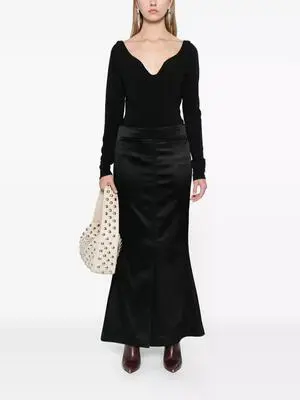 Dorothee Schumacher Structured V-neck Long Sleeve Top