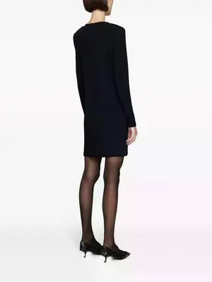 ANINE BING Crepe Knot Detail Mini Dress