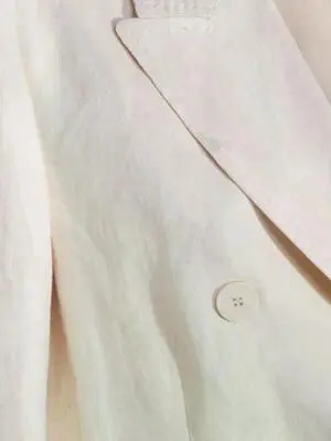 Montedoro Linen Double-breasted Blazer