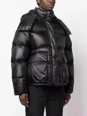 Dorothee Schumacher Padded Quilted Hooded Jacket - Black