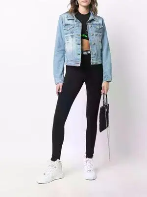 Philipp Plein Logo-waistband Leggings