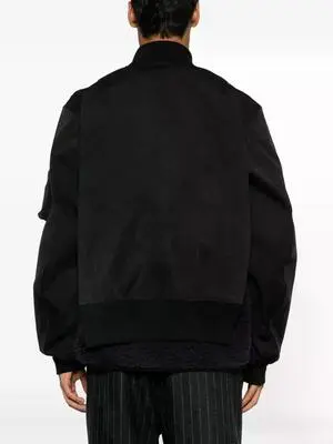 Sacai Layered Band-collar Bomber Jacket