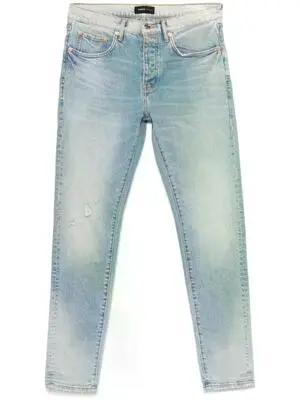 PURPLE BRAND Distressed Light Wash Jeans