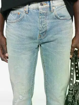 PURPLE BRAND Distressed Light Wash Jeans