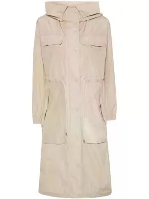 Moncler Mantio Parka Coat - Neutrals