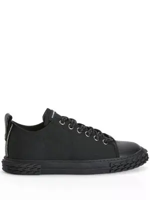GIUSEPPE ZANOTTI Low-top Lace-up Sneakers - Black