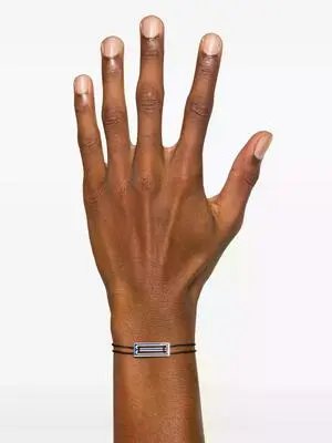 Le Gramme Lacquered Cord Bracelet 2,5g - Blue