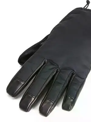 Woolrich Gore-tex® Padded Leather Gloves - Black
