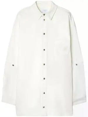 Off-White 90s Logo-appliqué Cotton Shirt