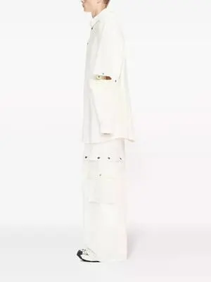Off-White 90s Logo-appliqué Cotton Shirt