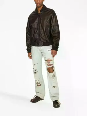Dolce & Gabbana Lambskin Bomber Jacket