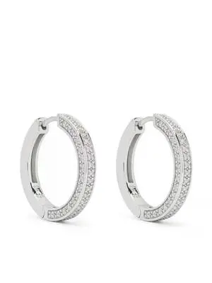 Tom Wood Rhodium-plated Earrings