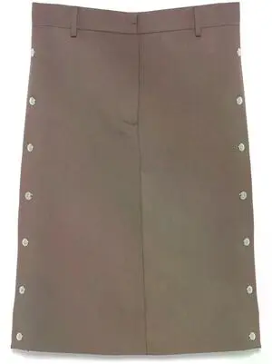 Stella McCartney Midi Skirt With Stud Detailing