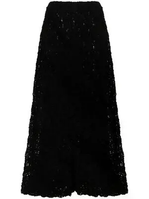 JIL SANDER Lace-embroidered Midi Skirt