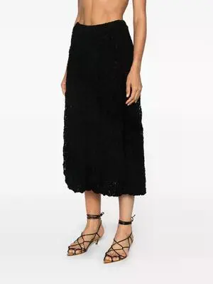 JIL SANDER Lace-embroidered Midi Skirt